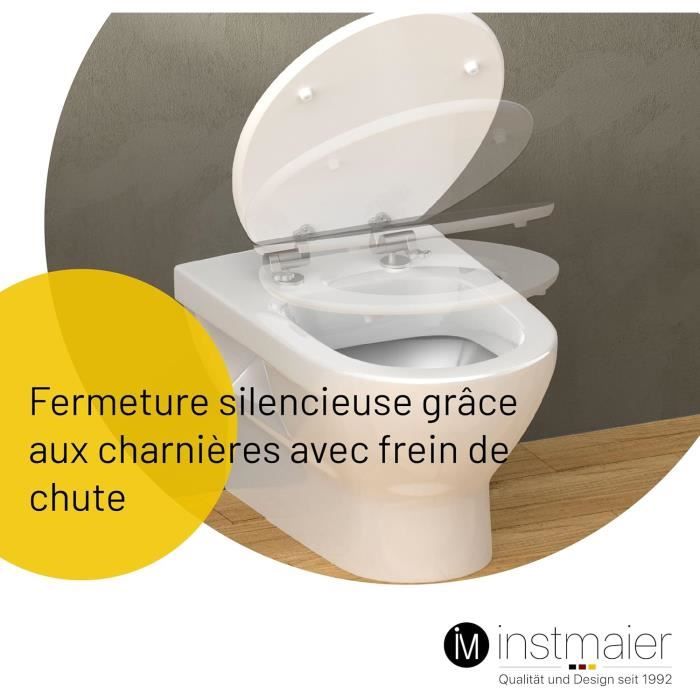 Siège De Wc Blanc | Siège De Wc Blanc Avec Abaissement Automatique ...