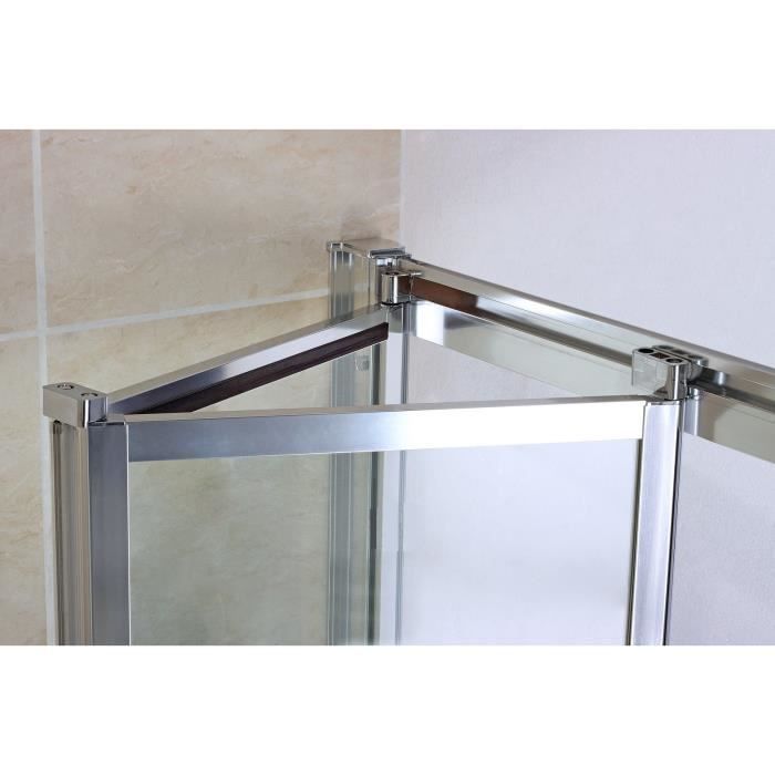 Porte de douche pliante, paroi de douche coulissante et rétractable ...