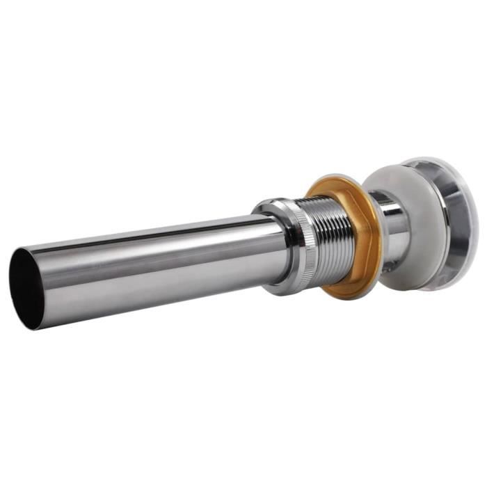 Drain d'évier en acier inoxydable - TMISHION - Rond - Convient aux ...