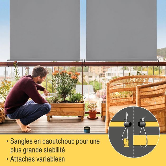 Sol Royal Store Vertical 160x250 cm MS5 Store - Brise-Vue de Balcon ...