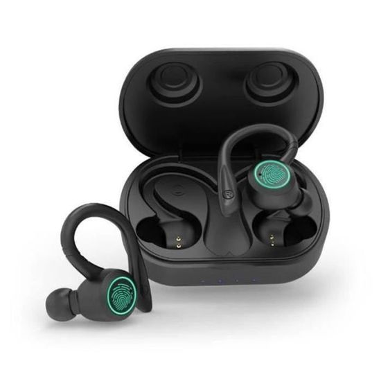CASQUE - ECOUTEURS Ecouteur IPX7 Écouteur sans Fil Sport Étanche 3D Hi ...