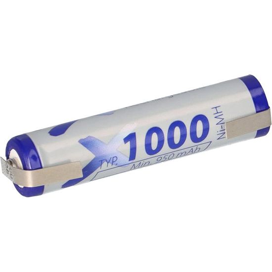 Micro AAA NI-MH Battery 1.2V 1000mAh U Solder Rechargeable + Low Self ...