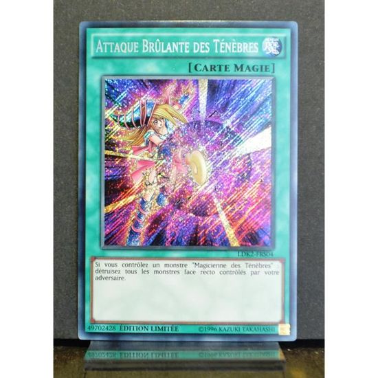 Carte YU-GI-OH LDK2-FRS04 Attaque Brûlante des Ténèbres Secret Rare NEUF FR - Cdiscount Jeux ...