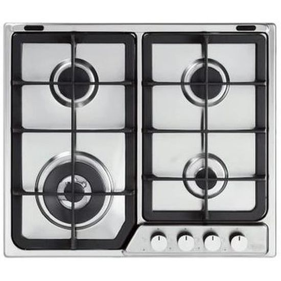 Cuisinière à gaz - DeLonghi - IF 46 PRO N - Acier inoxydable - 4 ...