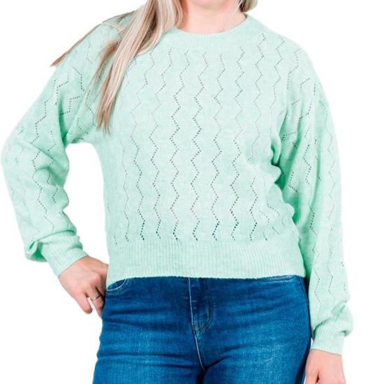 Pull Vert d'eau Femme Vero Moda Yen Green - Cdiscount Prêt-à-Porter