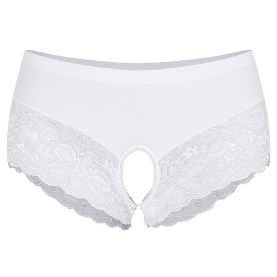 YIZYIF Femme String Sexy Ouvert Entrejambe Dentelle Sous-vêtement ...
