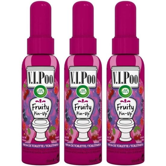 Airwick Desodorisant Wc Spray V.I.Poo Anti Odeur Parfum Fruity Pin Up ...