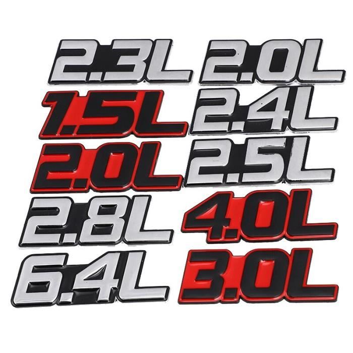 Autocollant de voiture - Métal - L Logo 3D - Badge emblème - Compatible ...