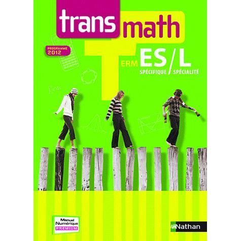 Transmath Tle ES spécifique / L spécialité - Cdiscount Librairie