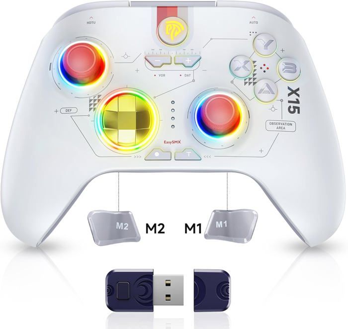 Manettes PC Switch Mobile Rechargeable avec Coque Magnétique ...