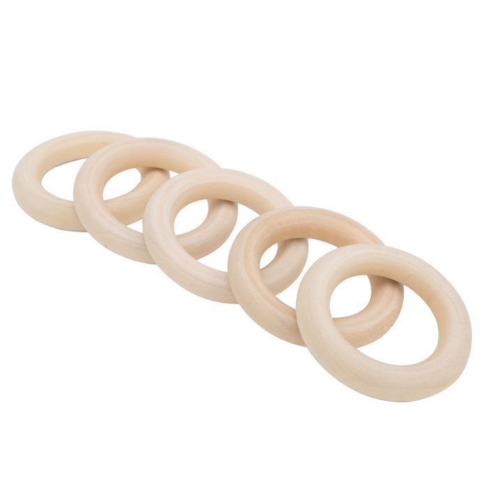 Anneau de dentition bois ARAMOX – lot 5 – naturel non toxique ...
