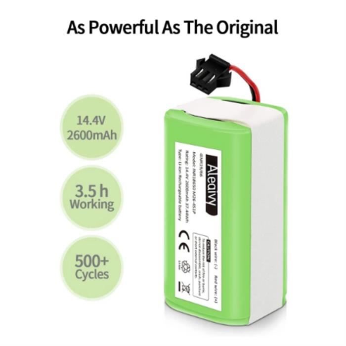 3400mAh-Batterie aux ions Eddie pour Cecotseats Conga Excellence, 14.4V ...