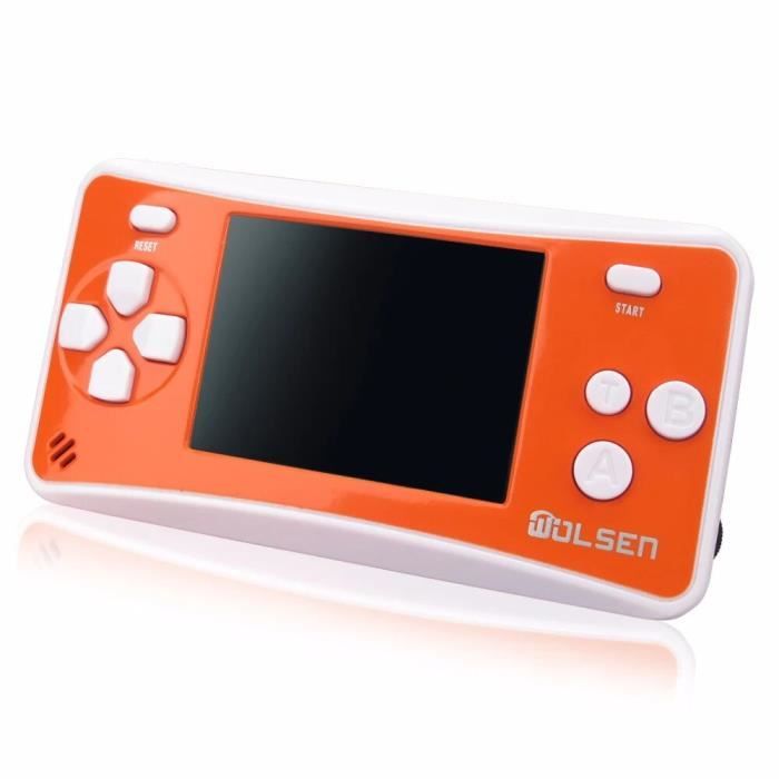 Orange - Mini console de jeu vidéo de poche classique intégrée, prise ...