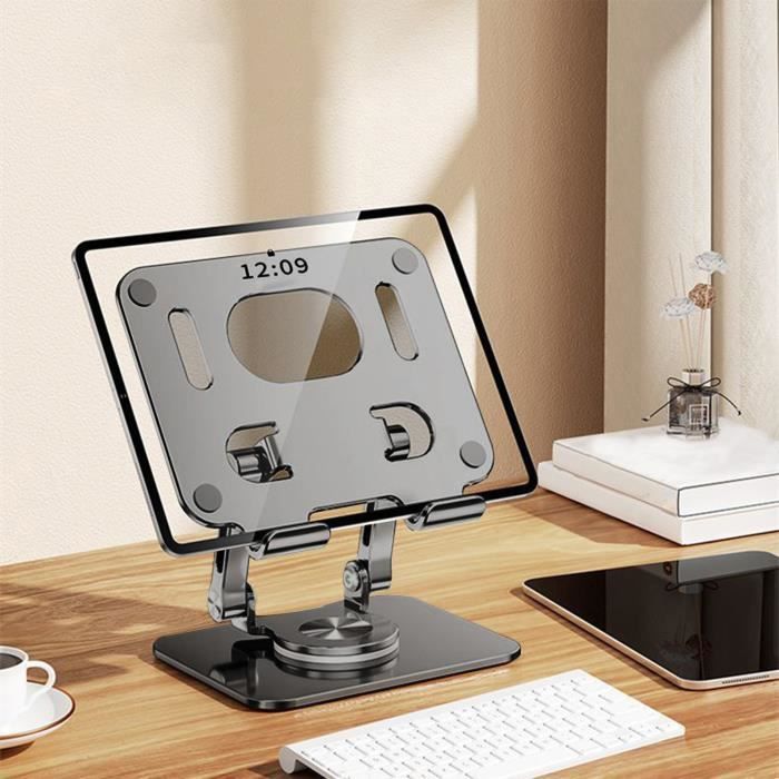 Support de bureau pour tablette et téléphone portable base pivotante à ...
