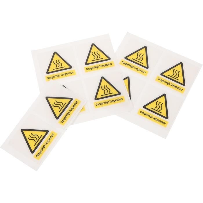 10 Feuilles Onglets Autocollant Étiquettes Étiquettes Signes Haute ...