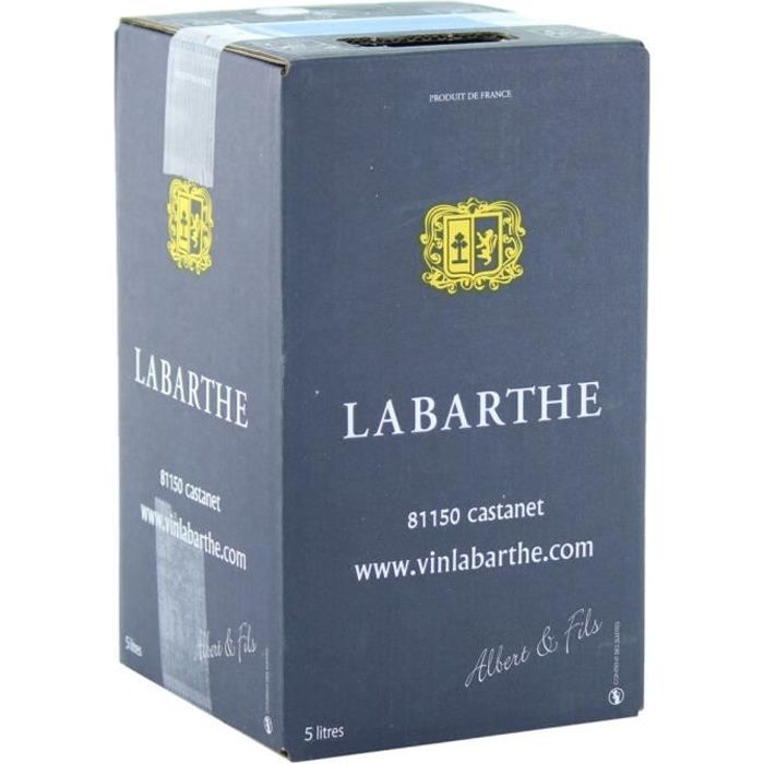 Cubi de Vin Rouge 5 L - AOC Gaillac - Domaine de Labarthe - La cave ...