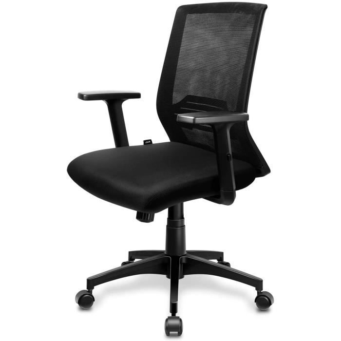 INTEY Chaise de Bureau, Fauteuil Ergonomique avec Accoudoir et Hauteur ...