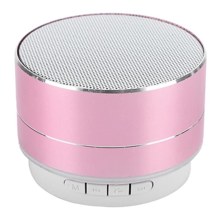 Haut-parleur Bluetooth Rda3.0 - Marque A10 - Rose - Lecture carte ...