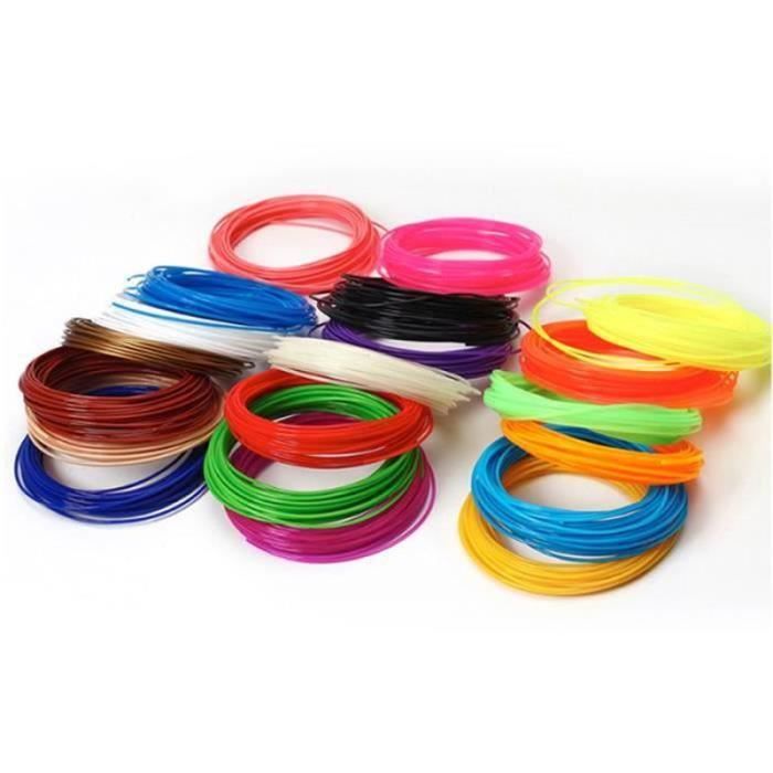 Stylo 3DUtilisation pour stylo d'impression 3D 5m 17 couleurs 175MM ABS ...
