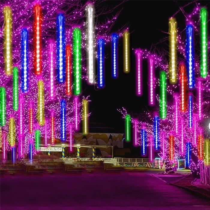 Meteor Shower Falling Rain Lights 30Cm 8 Tubes 192 Leds Ip65 Étanche ...