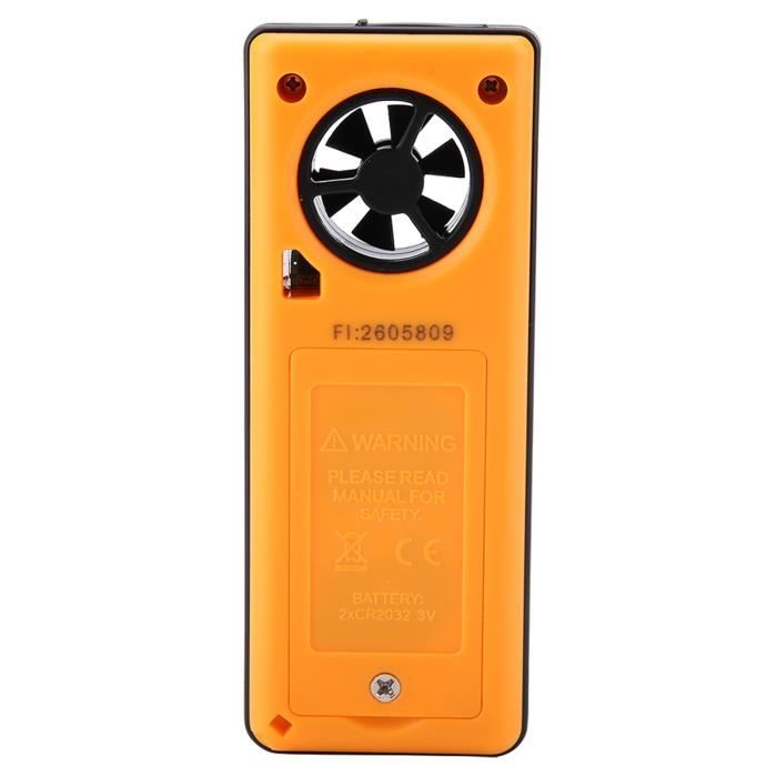 Anémomètre Numérique Digital Anemometer - FDIT - GM8910 - Vitesse du ...