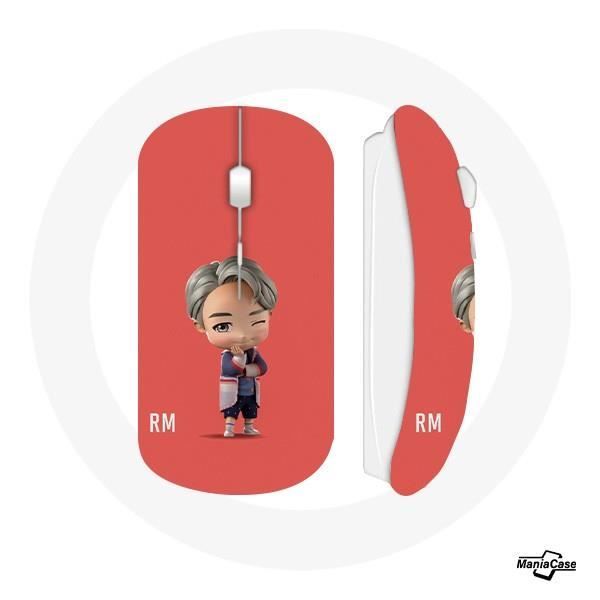 Souris Sans Fil - BTS - TinyTAN Animation RM - Rouge - Clé USB wifi ...