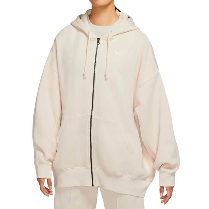 Sweat à capuche Beige Femme Nike Essentials Beige - Cdiscount Prêt-à-Porter