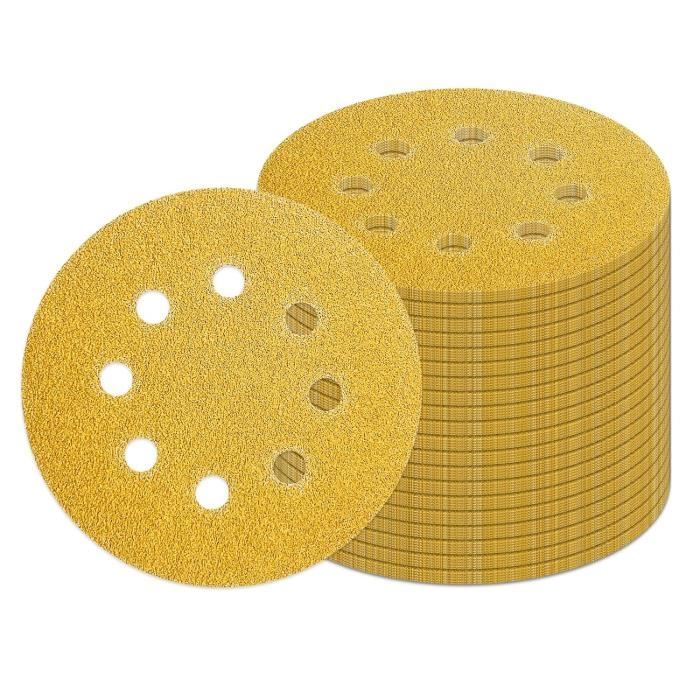 Disque Poncage 125Mm Grain 40 Papier Poncer Disques Abrasif Pour ...