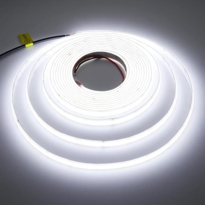 Ruban Led 5M Blanc Froid Étanche Haute Luminosité 11000Lm, Dc24V Smd ...