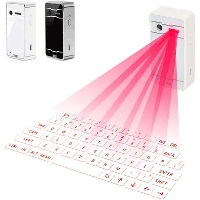 Clavier Laser Sans Fil Bluetooth - Projection Virtuelle - Portable ...