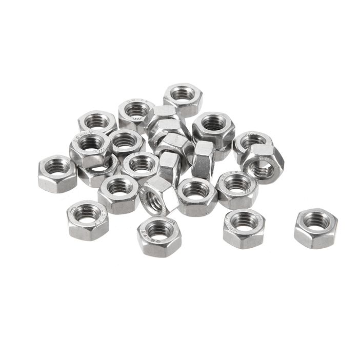 SOURCING MAP Écrou Hexagonal Hex Écrou Grossier Filetage Métrique M3 x ...