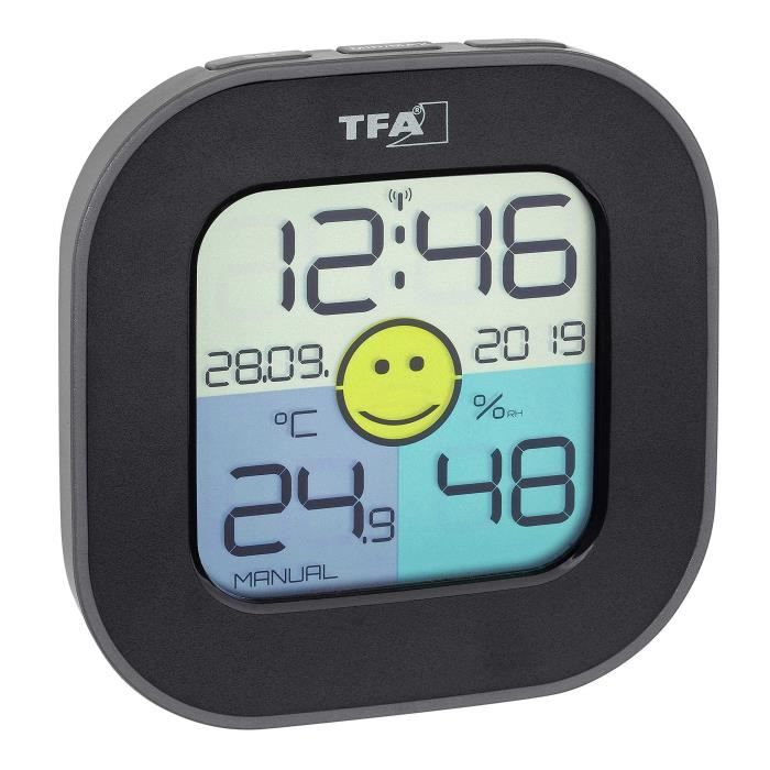 Thermomètre - TFA DOSTMANN - Noir - Intérieur - Plastique - Cdiscount ...