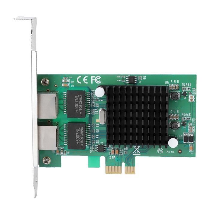 Carte Réseau sans Fil, Double 2 Ports RJ45 LAN Gigabit Ethernet ...