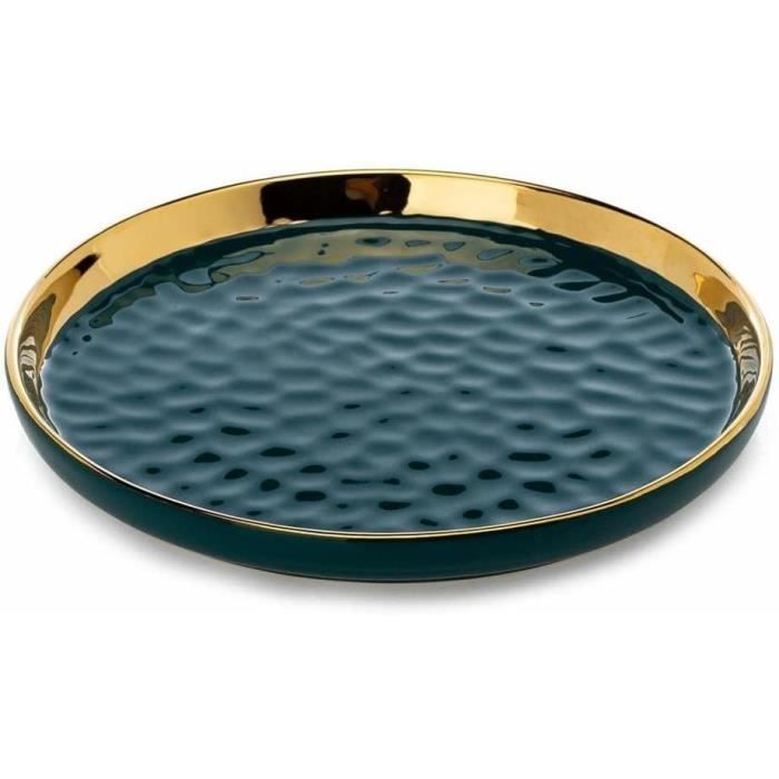 Plateau De Service Rond – Plateau Rond Décoratif – Design Simple ...