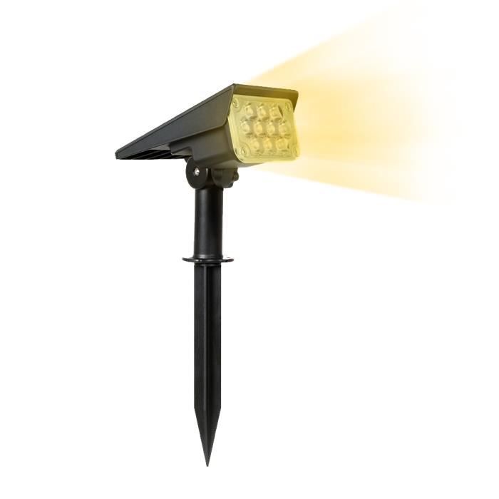 T-SUN 10 LED Solar Projector 3000K Spot Solar Outdoor Solar Lamp ...