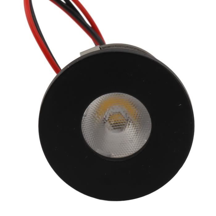 Spots encastrés 2Pack 1W Mini Spot LED Plafonnier 15° Angle de Faisceau ...