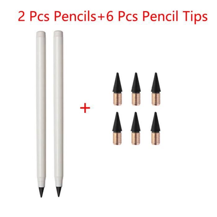 STYLO,C--Stylo métallique effaçable éternel sans encre, écriture ...