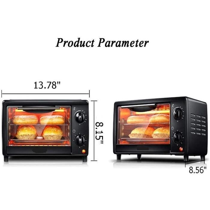 Mini Four 12L, Four Grille-Pain À Convection Multifonctions Sur ...