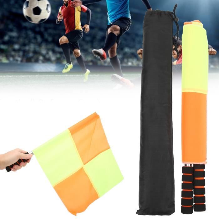 Zerodis Drapeau Arbitre de Foot Lignes avec Manche Confort Sac ...