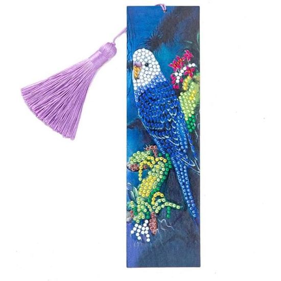 Domybest Marque-page de Peinture au Diamant Bricolage Diamond Painting Marque Page en Cuir ...