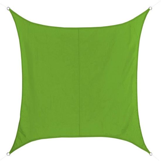 Voile D\U2018Ombrage Qua At 3M X 3M Émeraude 100% Polyester [Pes] Taud ...