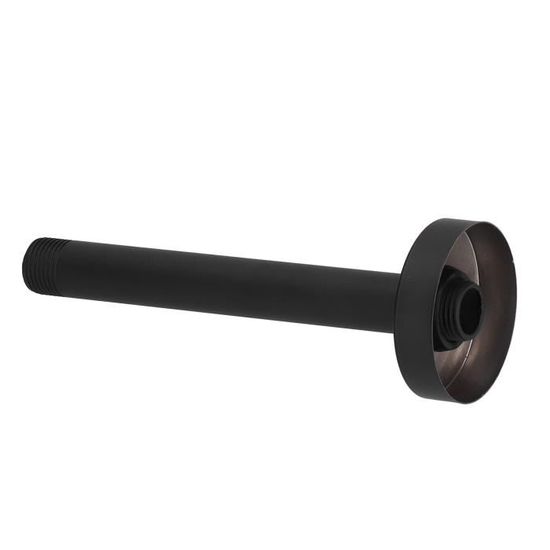 NPT 20mm Shower Arm 6 Inch Dark Wall Mounted Black Shower Head ...