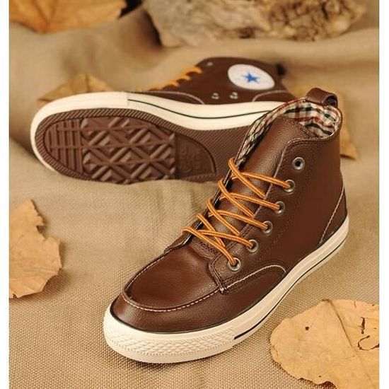 Converse all star chuck taylor femme Homme Mixte hi cuir basket lace up ...
