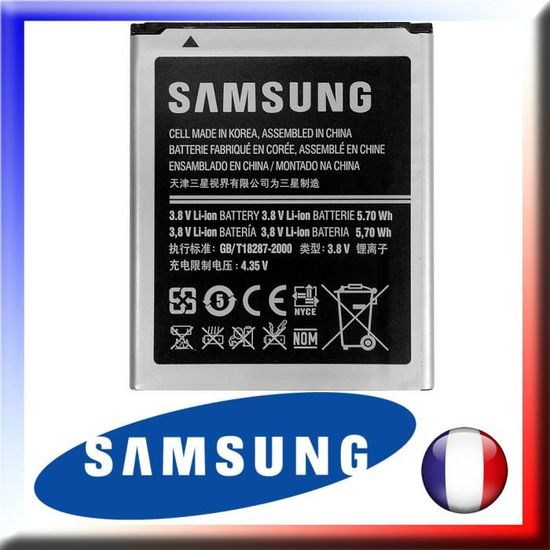 Batterie Originale EB-F1M7FLU pour SAMSUNG GT-I8190 Galaxy S3 Mi ...