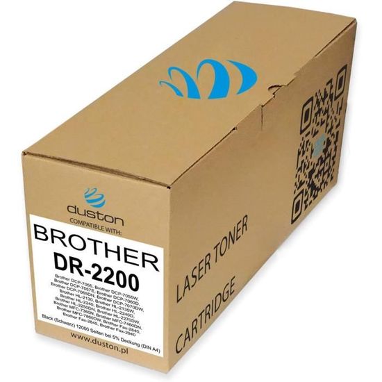Tambour Dr2200 Compatible Avec Brother Hl2130 Hl2220 Hl2230 Hl2240 ...