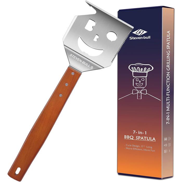 Spatule Barbecue 7 en 1,Ustensiles Barbecue Uniques,Accessoires ...