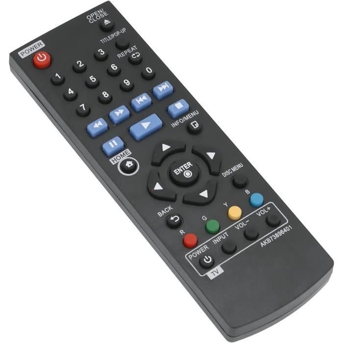 Télécommande de remplacement - Blu-ray Télécommande pour LG BD640 ...