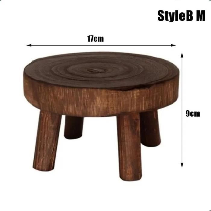 Support de base de pot - Support de plante en bois pour pot de fleur ...