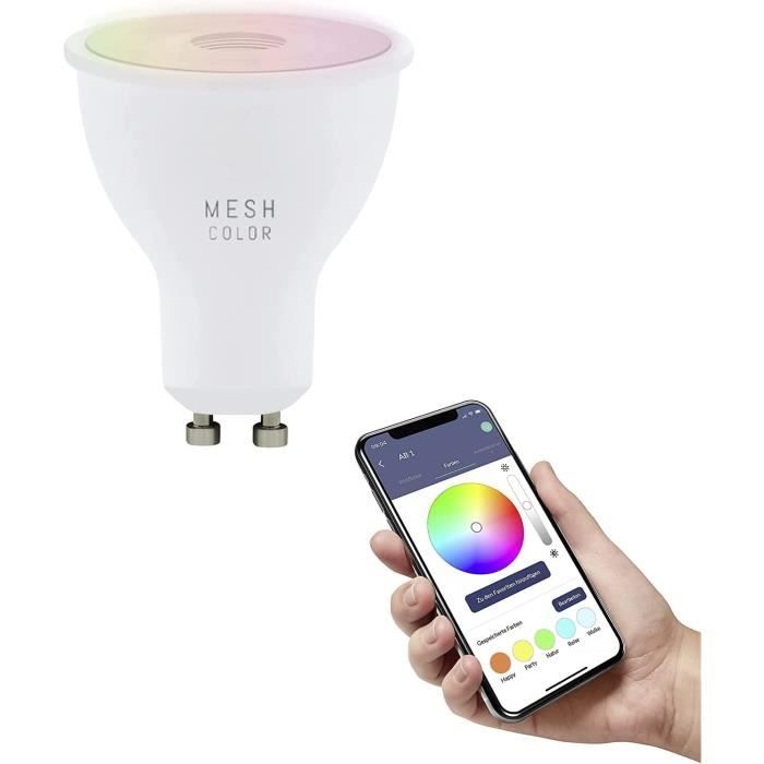 EGLO connect.z Ampoule LED GU10 connectée, ZigBee, contrôlable par ...
