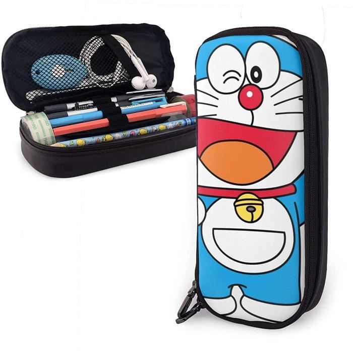 Doraemon Étui à crayons en cuir Étui à crayons Papeterie [6 ...